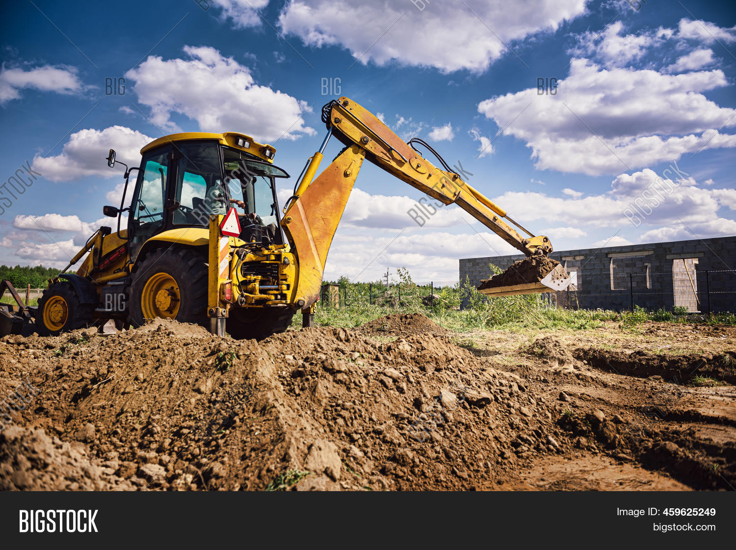 Excavator House Image & Photo (Free Trial) | Bigstock