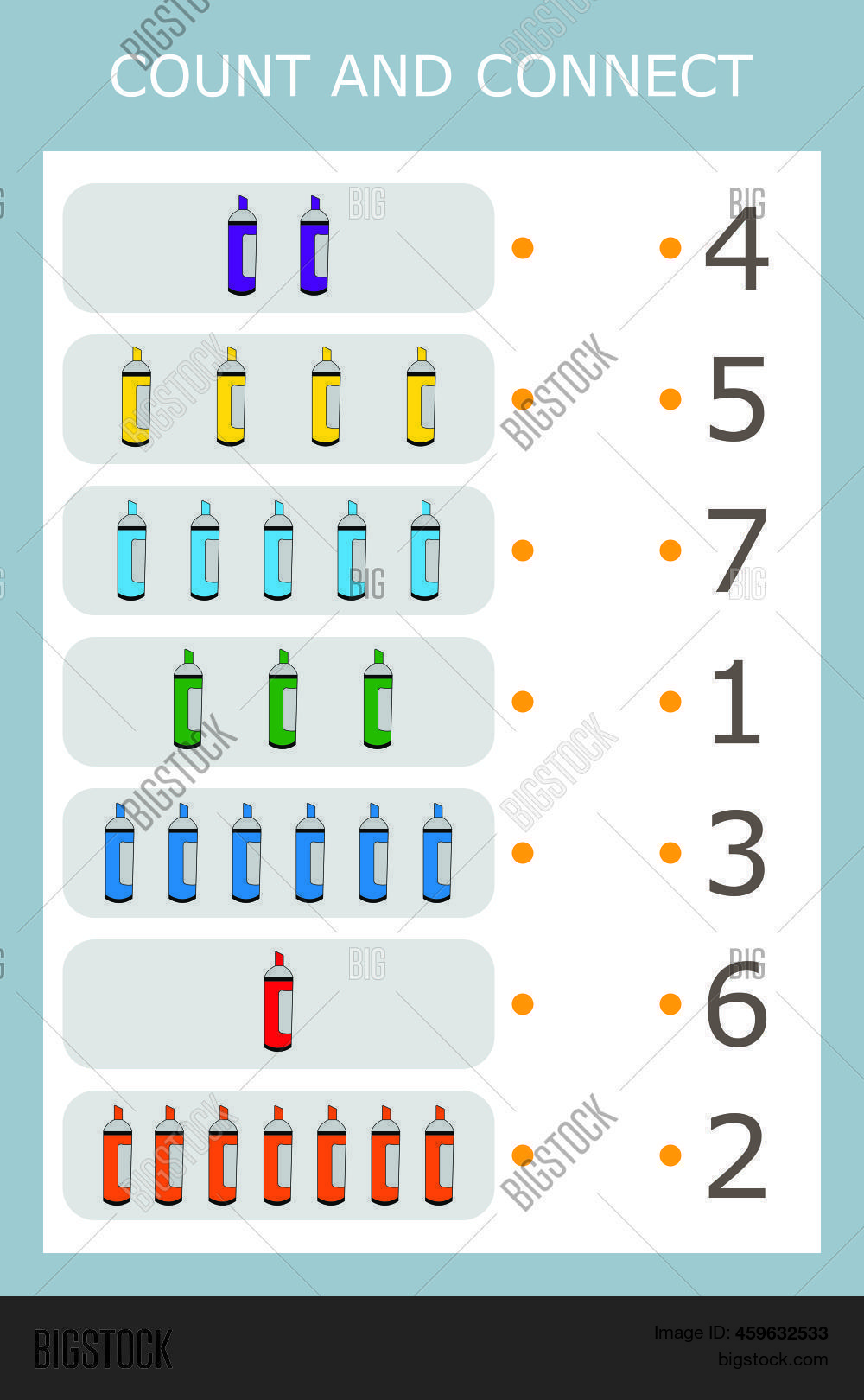 Count Connect Number Vector & Photo (Free Trial) | Bigstock