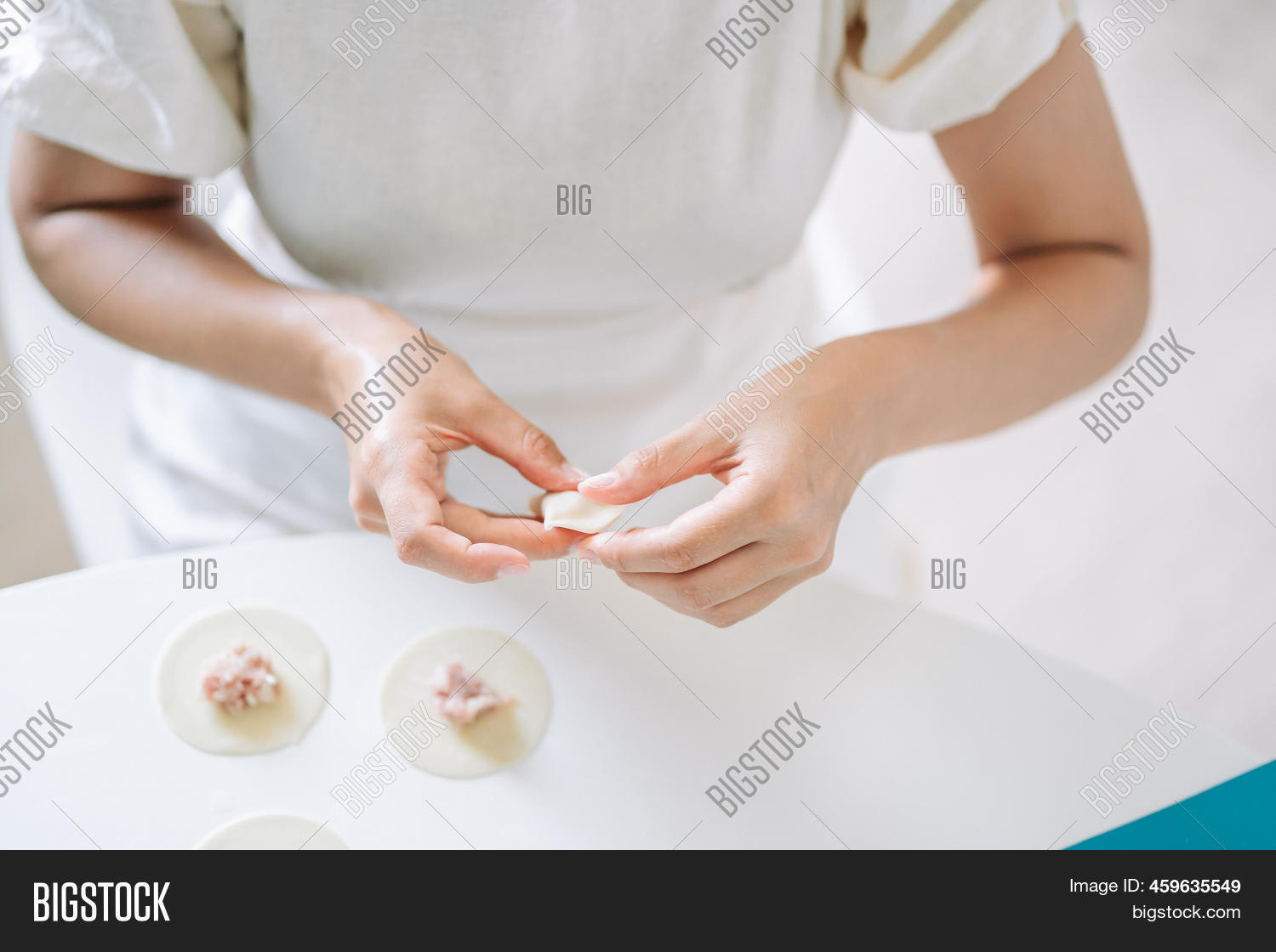 Woman Making Dumplings Image & Photo (Free Trial) | Bigstock