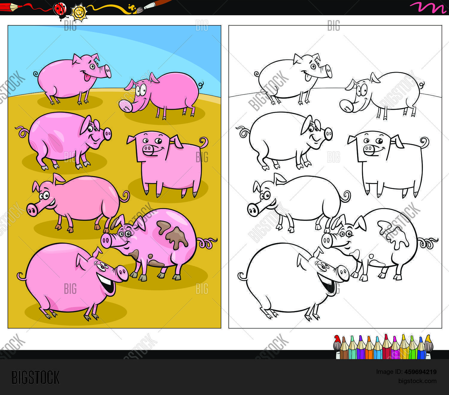 Cartoon Illustration Vector & Photo (Free Trial) | Bigstock