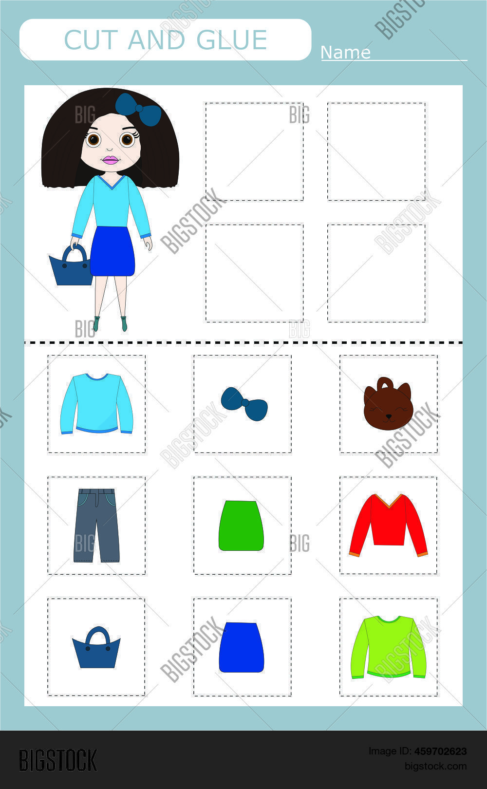 Cut Out Pictures Vector & Photo (Free Trial) | Bigstock