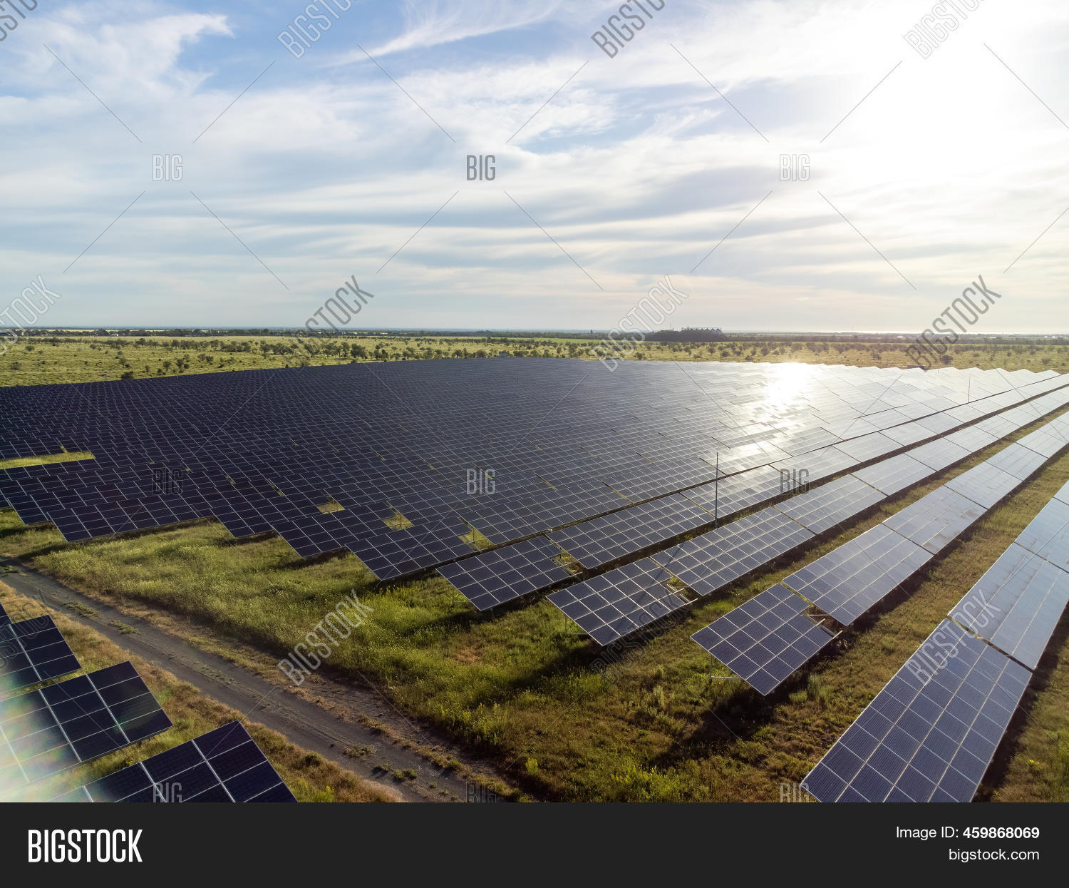 Aerial Top View Solar Image & Photo (Free Trial) | Bigstock
