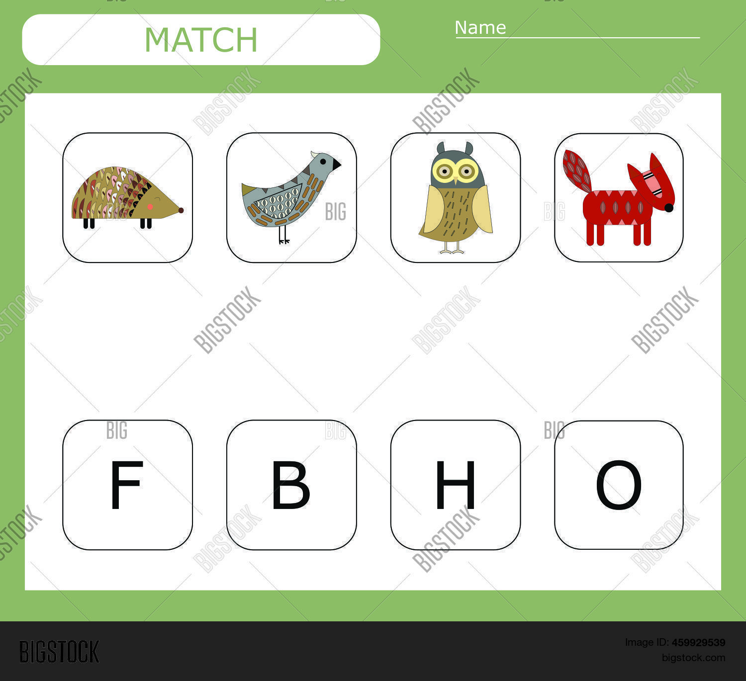 Find First Letter Vector & Photo (Free Trial) | Bigstock