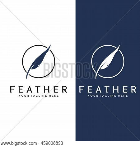 Feather Logo, Feather Vector & Photo (Free Trial) | Bigstock