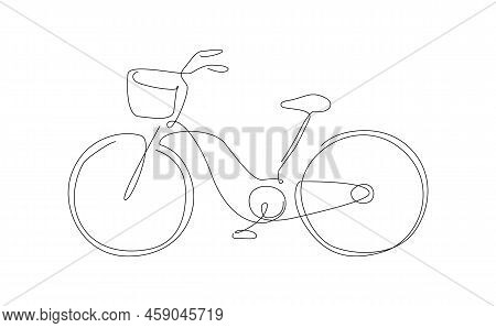 One Line E-bike Vector & Photo (Free Trial) | Bigstock