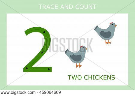 Number Two Stroke Vector & Photo (Free Trial) | Bigstock