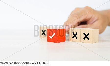 Hand Choose Check Mark Image & Photo (Free Trial) | Bigstock