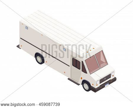 Isometric Cargo Van Vector & Photo (Free Trial) | Bigstock