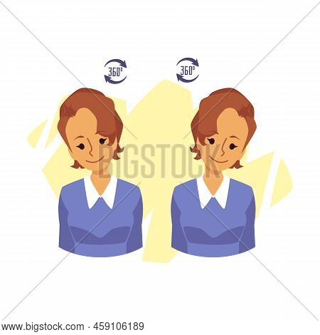Head Rotation Vector & Photo (Free Trial) | Bigstock