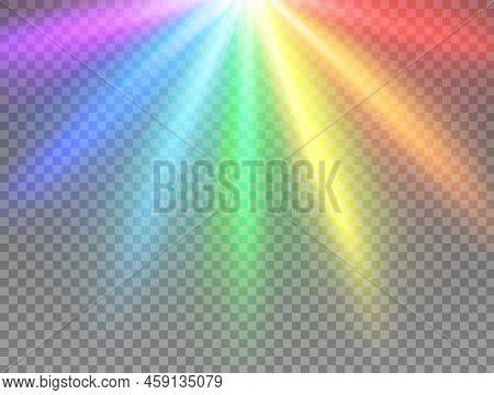 Rainbow Rays On Vector & Photo (Free Trial) | Bigstock