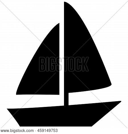 Boat Icon On White Vector & Photo (Free Trial) | Bigstock