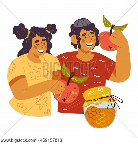 Jewish Israeli Kids Vector & Photo (Free Trial) | Bigstock