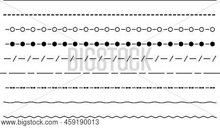Black Dividing Lines Vector & Photo (Free Trial) | Bigstock