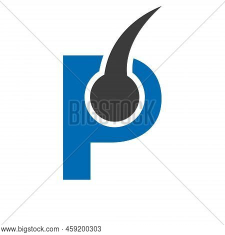 Letter P Hair Vector & Photo (Free Trial) | Bigstock