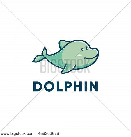 Cute Dolphin Vector & Photo (Free Trial) | Bigstock