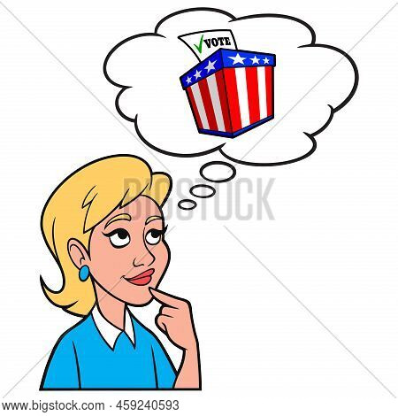 Girl Thinking 벡터 및 사진(무료 체험) | Bigstock