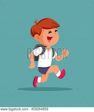 Student Running Back Vector & Photo (Free Trial) | Bigstock