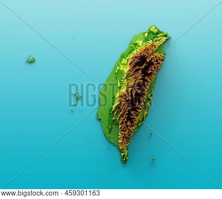 Taiwan Map Shaded Image & Photo (Free Trial) | Bigstock