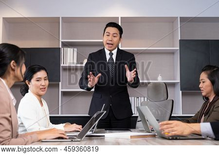 Asian Men Manager Image & Photo (Free Trial) | Bigstock