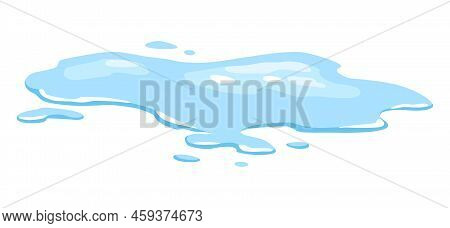 Water Spill Puddle. Vector & Photo (Free Trial) | Bigstock