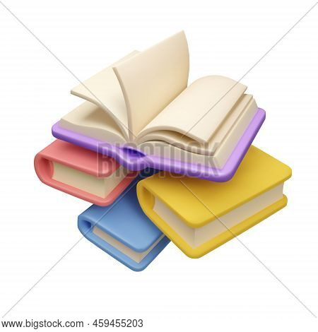 3d Books Background. Vector & Photo (Free Trial) | Bigstock