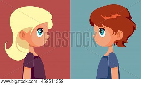 Little Girl Vs Little Vector & Photo (Free Trial) | Bigstock