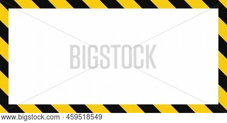 Warning Frame Yellow Vector & Photo (Free Trial) | Bigstock