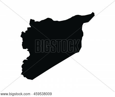 Syria Map. Syrian Vector & Photo (Free Trial) | Bigstock