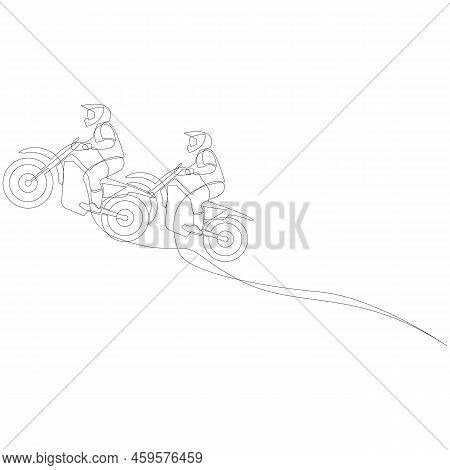One Continuous Line Vector & Photo (Free Trial) | Bigstock