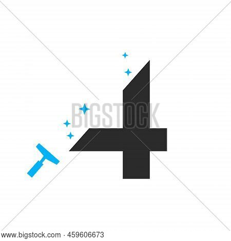 Letter 4 House Vector & Photo (Free Trial) | Bigstock