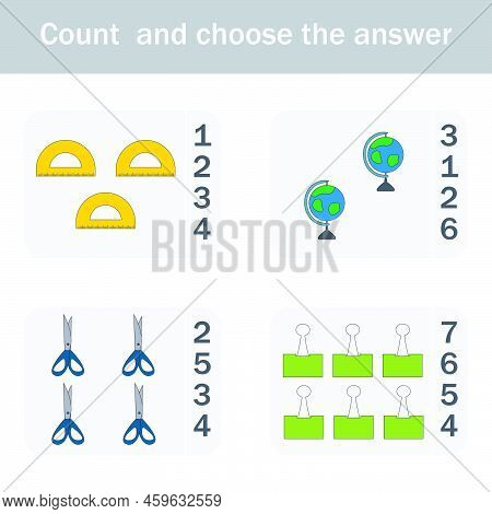 Counting Game Vector & Photo (Free Trial) | Bigstock