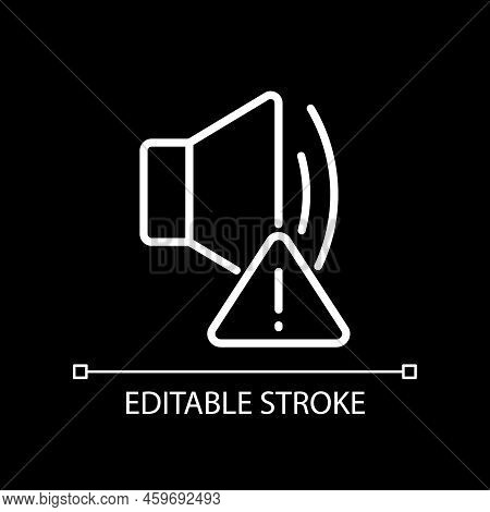 Sound Error White Vector & Photo (Free Trial) | Bigstock