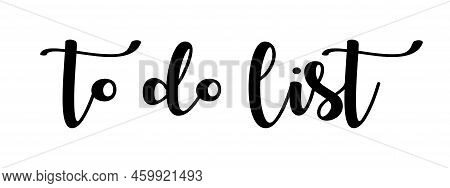 Do List - Vector Vector & Photo (Free Trial) | Bigstock