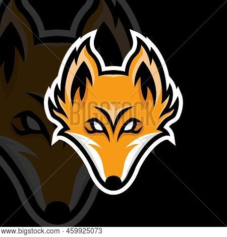 Fox Head Mascot Logo Vector & Photo (Free Trial) | Bigstock