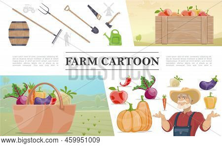 Cartoon Farming Vector & Photo (Free Trial) | Bigstock