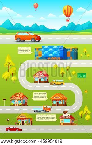 Orthogonal Map Poster Vector & Photo (Free Trial) | Bigstock