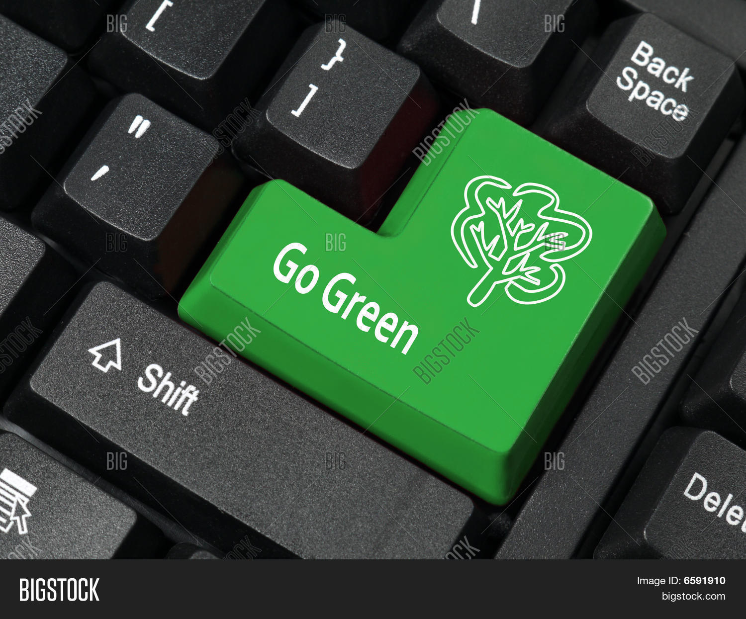 Go Green Key Image & Photo (Free Trial) | Bigstock