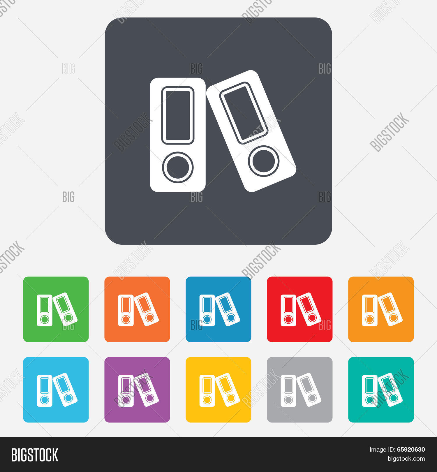 Document Folder Sign Vector & Photo (Free Trial) | Bigstock