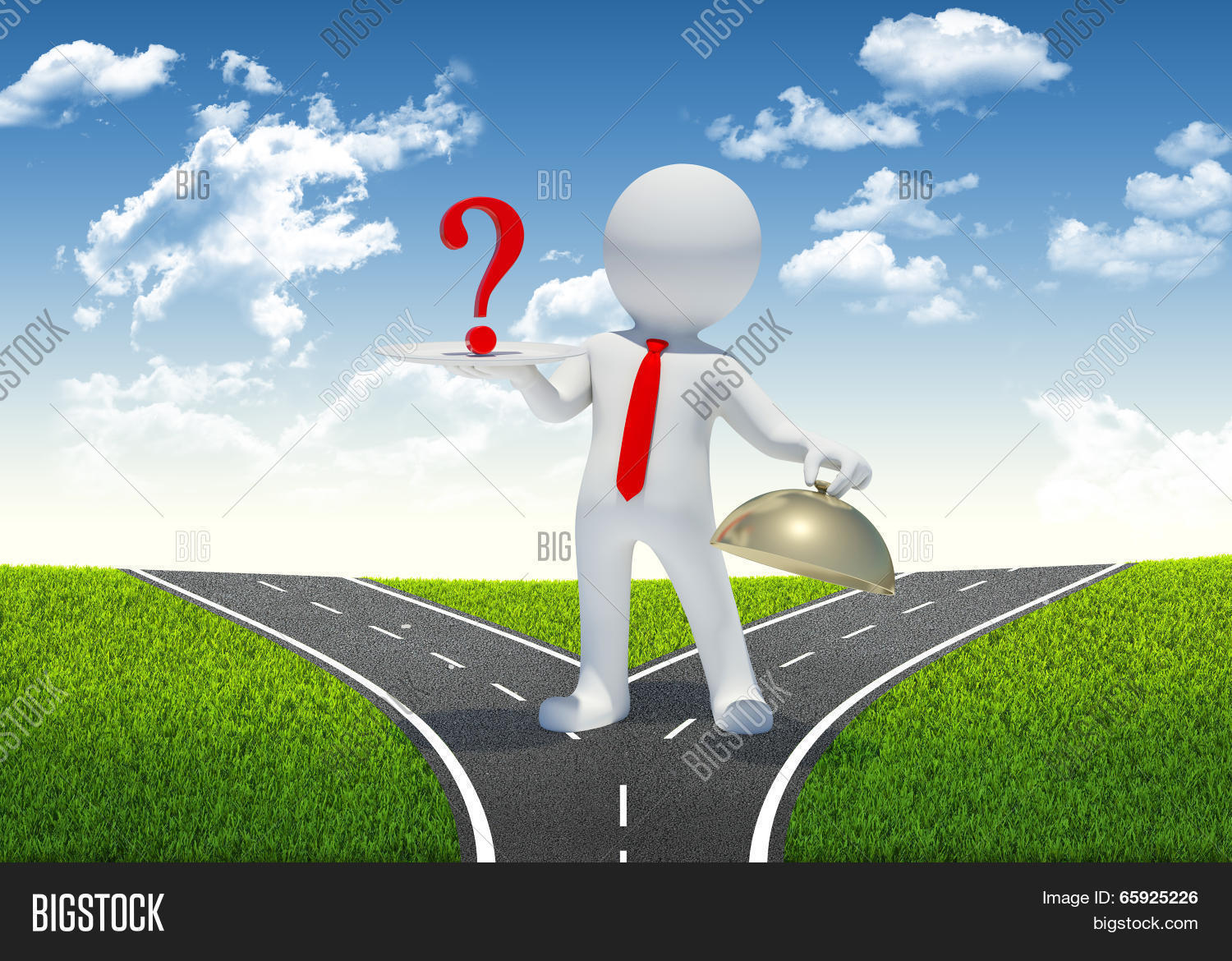 3d White Man Question Image & Photo (Free Trial) | Bigstock