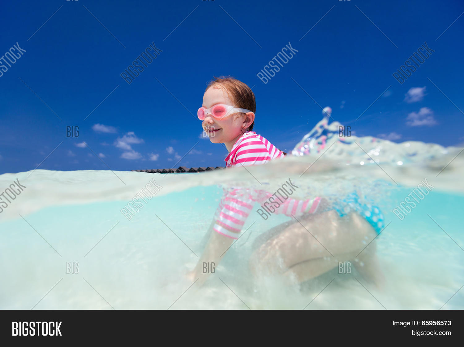 Split Underwater Above Image & Photo (Free Trial) | Bigstock