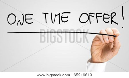 One Time Offer Image & Photo (Free Trial) | Bigstock
