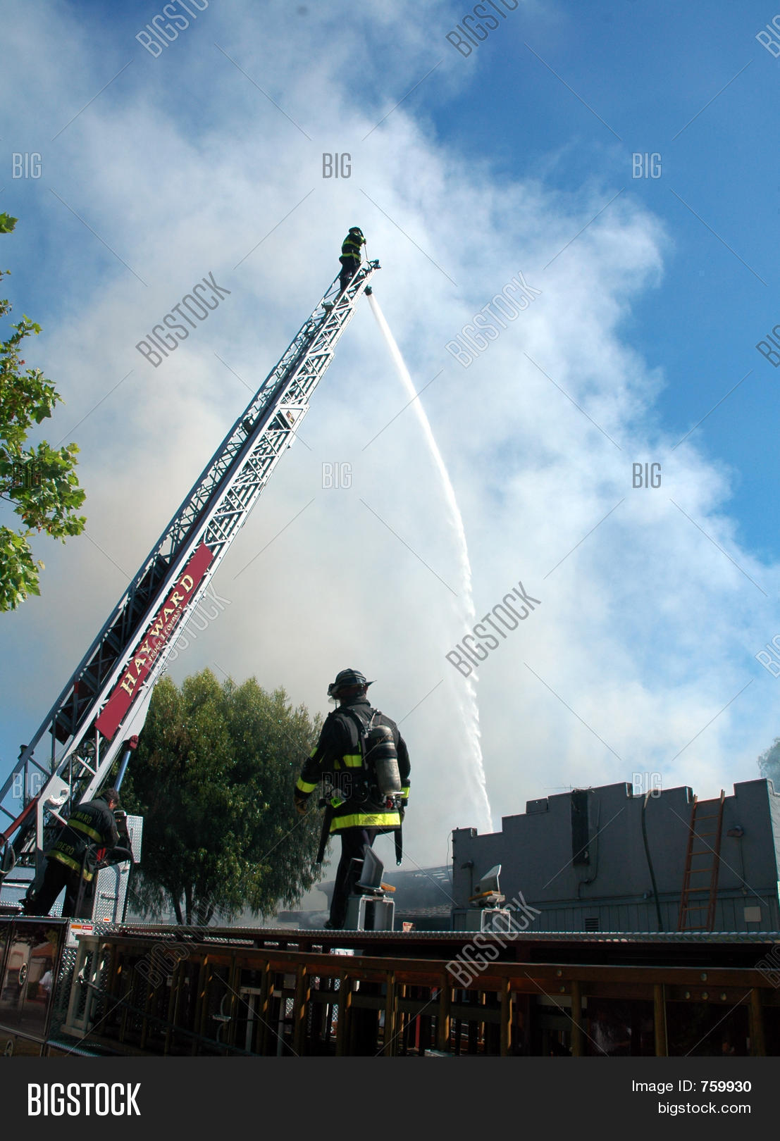 Firemen Putting Out Image & Photo (Free Trial) | Bigstock