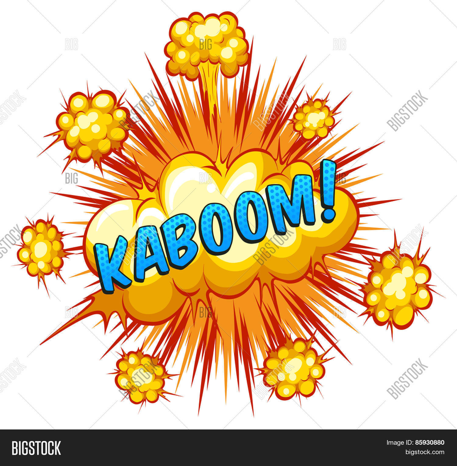 Word Kaboom Explosion Vector & Photo (Free Trial) | Bigstock