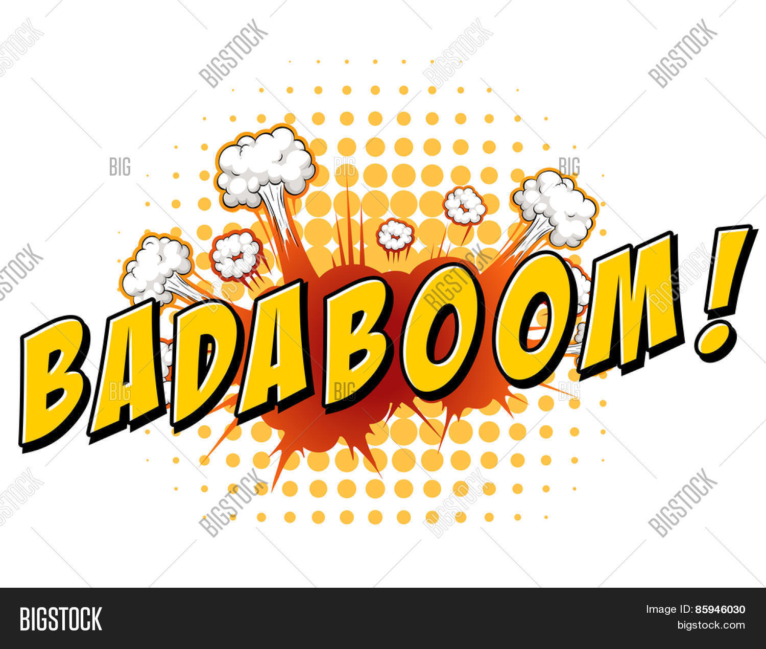 Word Badaboom Vector & Photo (Free Trial) | Bigstock