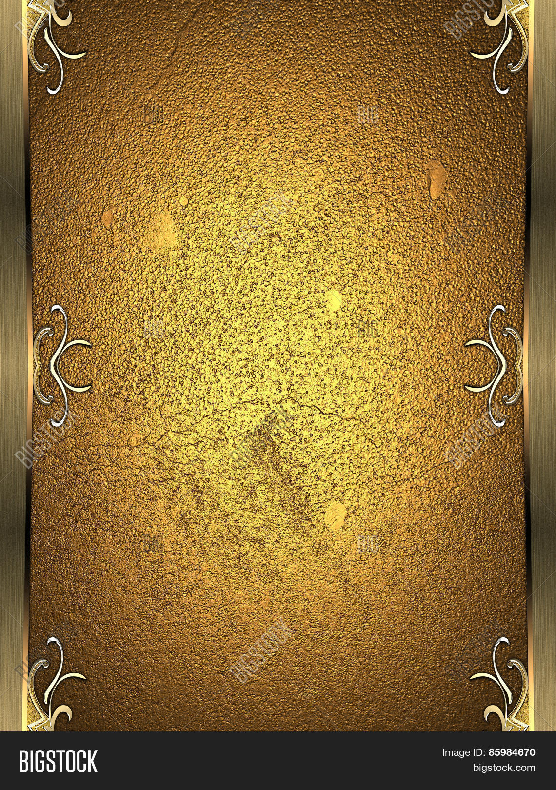 Template Design. Gold Image & Photo (Free Trial) | Bigstock