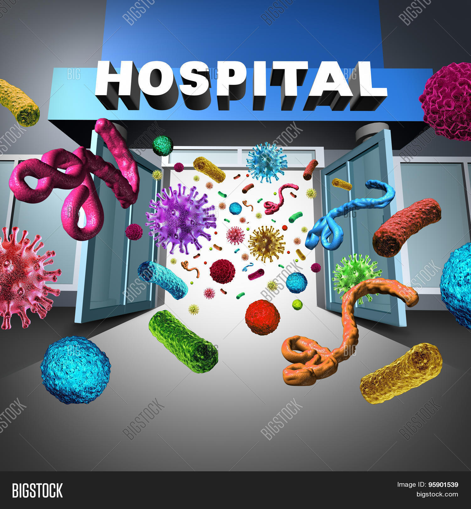 Hospital Germs Image & Photo (Free Trial) | Bigstock