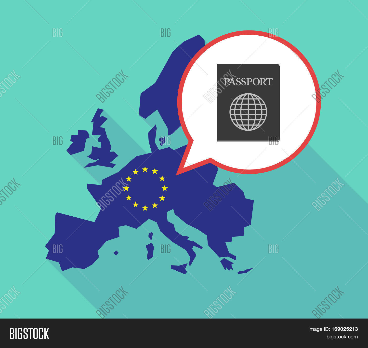 Map Eu Map Passport Vector & Photo (Free Trial) | Bigstock