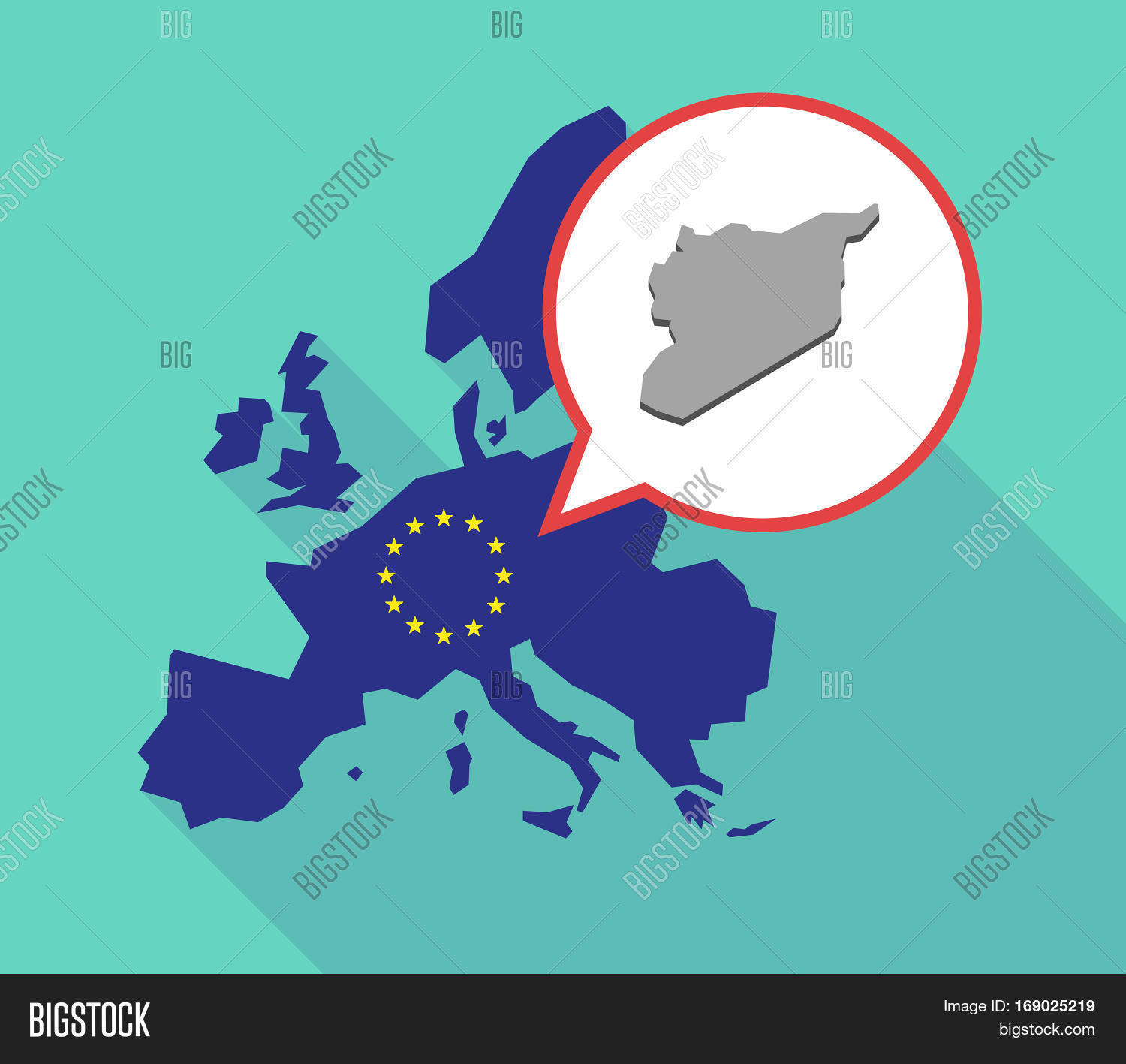 Map Eu Map Map Syria Vector & Photo (Free Trial) | Bigstock