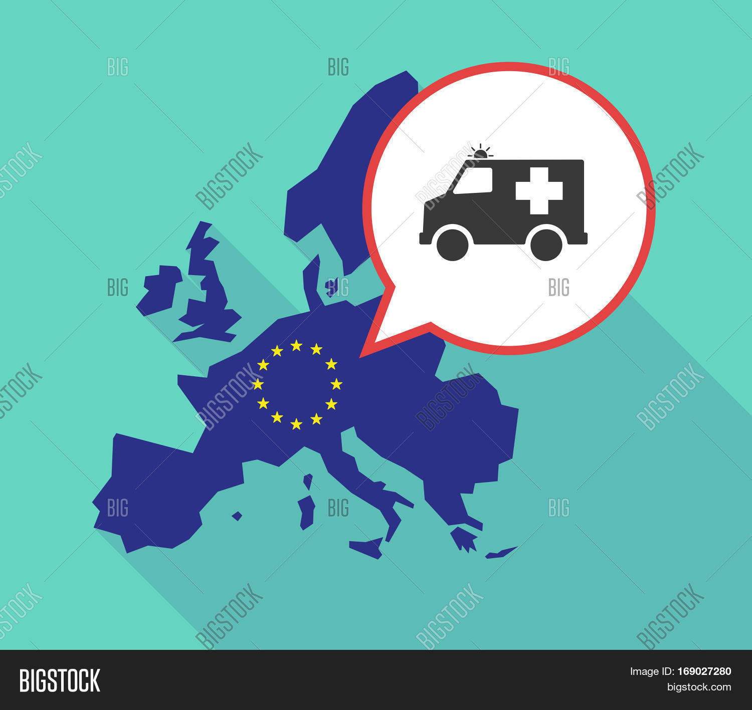 Map Eu Map Ambulance Vector & Photo (Free Trial) | Bigstock