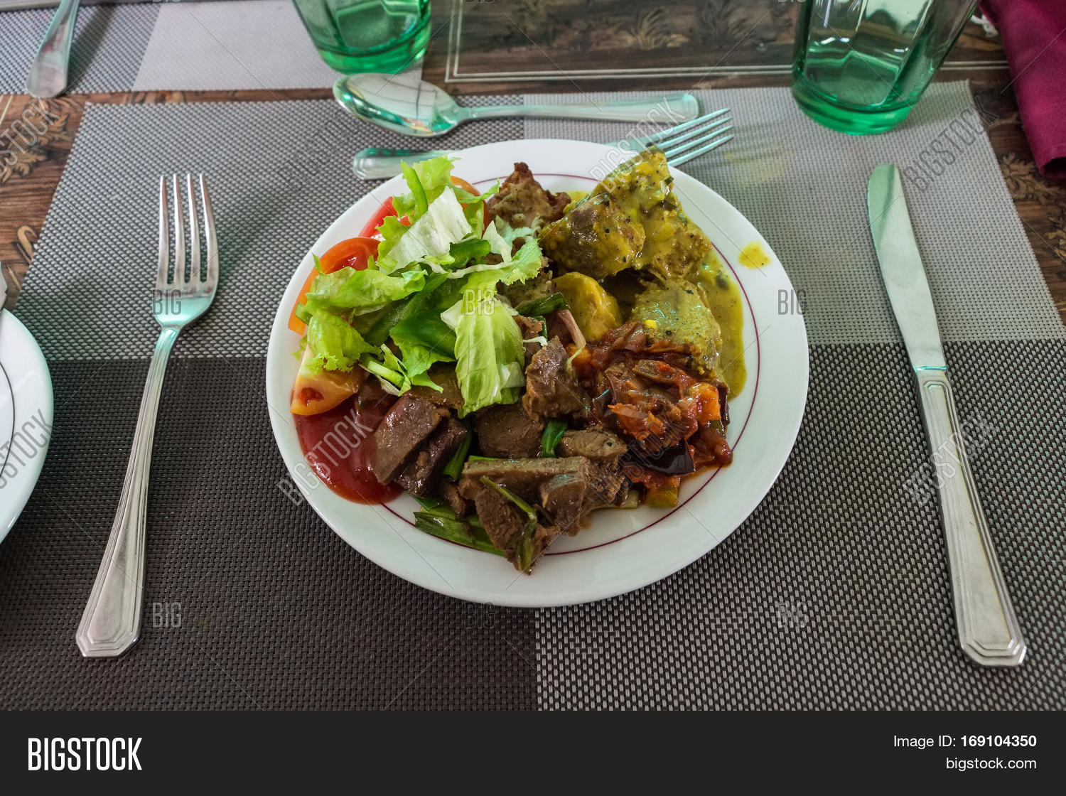 Table Served Dinner Image & Photo (Free Trial) | Bigstock